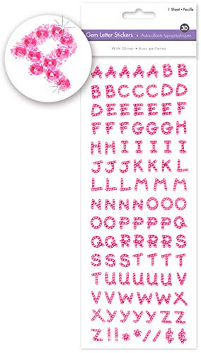 Pink Alphabet Sticker Letters Adhesive Letters Small Letter Stickers ...