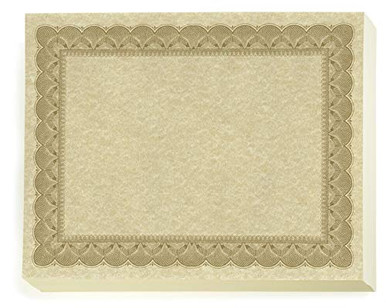 Gold Metallic Traditional Metal Colored Standard Aged Parchment ...
