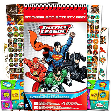 DC Comics Justice League Stickers Party Supplies Pack ~ Over 350 ...