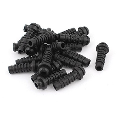 uxcell 20pcs 27mmx7mmx4mm Micro Strain Relief Cord Boot Protector ...