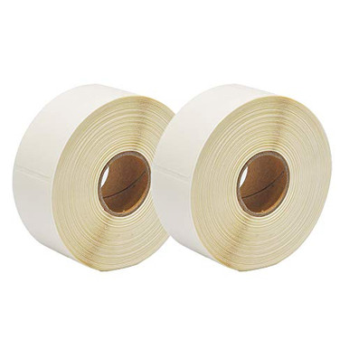 Blank White 1 x 2 Inch Dissolvable Labels for Food Rotation Prep roll ...