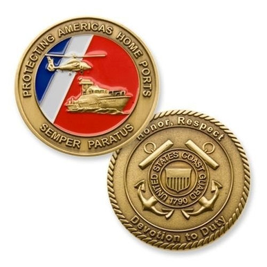 Coast Guard Challenge Coin USCG Military Challenge coin Coast Guard ...