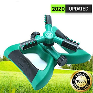 Lawn Sprinkler Garden Sprinkler 2020 Updated Automatic 360 Rotating ...