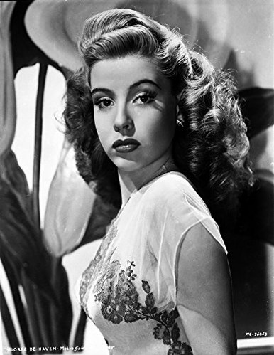 Gloria DeHaven in Black Gown Side View Posed Photo Print 8 x 10 ...