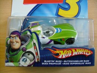 Disney / Pixar Toy Story 3 Hot Wheels Die Cast Vehicle Blastin Buzz ...