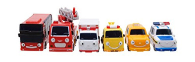 Frank Pat Alice Nuri Toto Cito The Little Bus Tayo Special Mini Bus Set ...
