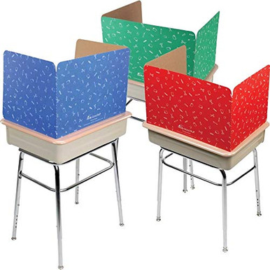Really Good Stuff Privacy Shields for Students Desks Keeps Their Eyes ...