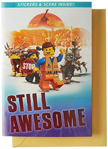 Hallmark Lego Birthday Card with Stickers Still Awesome ...