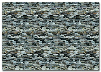 Busch 7421 Wall Card Layered Stone HO Scenery Scale Model Scenery ...