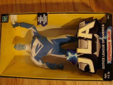 Hasbro DC Comic Superman Blue poseable action figure JLA Justice League ...