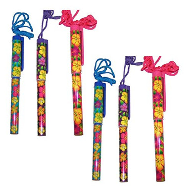 Fun Express Bright Hibiscus Pen On A Rope Plastic 24 Pieces ...