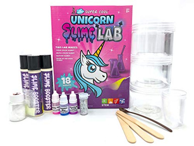 Super Cool Unicorn Slime Lab Includes Everything to Make Multiple Types ...