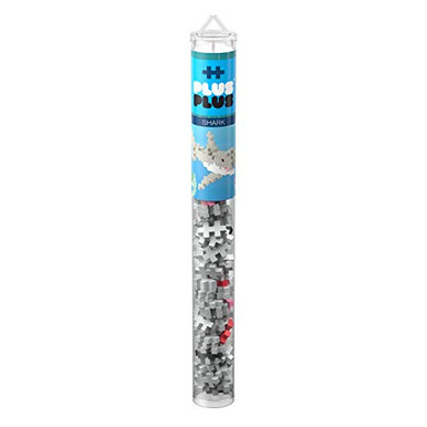 PLUS PLUS Mini Maker Tube Shark 70 Piece Construction Building STEM ...