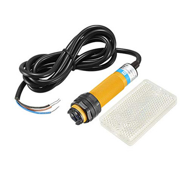 uxcell 200mA Retroreflective Optical Sensor Switch with Reflector Panel ...