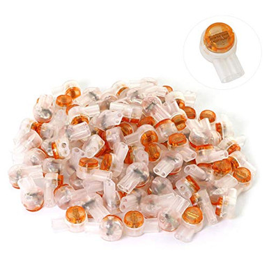 RLECS 100pcs UY2 K2 Connector Silicone Oil Filled Butt Wire Line ...