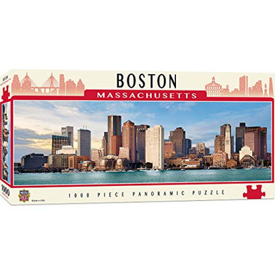 MasterPieces Cityscapes Panoramic Jigsaw Puzzle Boston Harbor ...