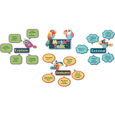 Carson Dellosa Math Talk Mini Bulletin Board Set 110388 ...