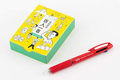 Hobonichi 2020 3Color Jetstream Ballpoint Pen and Hyakuninisshu cards ...