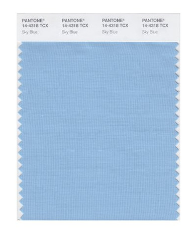 PANTONE Smart 144318X Color Swatch Card Sky Blue - Warehousesoverstock