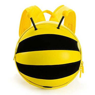 Kiddietotes Mini Bumblebee Backpack with Safety Harness for Kids ...