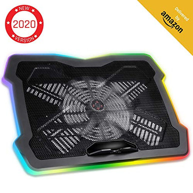 Klim Ultimate + RGB Laptop Cooling Pad with LED Rim + Gaming Laptop ...