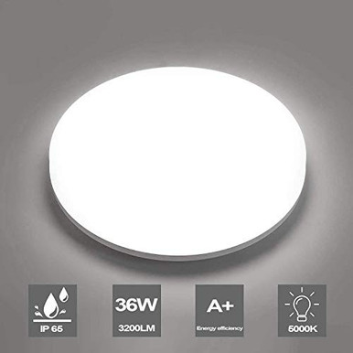 Velouer 5000k LED Ceiling Lights Flush Mount 36W Round LED Ceiling ...