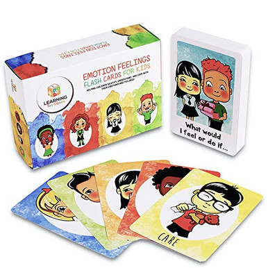 Feelings Flashcards Emotion Flash Cards for Toddlers Social Emotional ...
