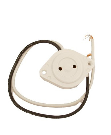 Leviton 458 Medium Base, Bi-Pin, Standard Fluorescent Lampholder, Butt ...