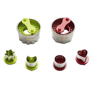 KeepingcooX Linzer Classic Cookie Cutters Set?Heart Star Flower Moon ...