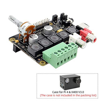 Raspberry Pi 4B/3B+/3B Full-HD DAC I2S Class-D TI PCM5122 Amplifier ...