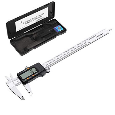 eSynic Digital Vernier Caliper 200 mm 8 Inch Stainless Steel Electronic ...