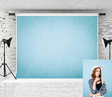 Kate 7x5ft Light Blue Backdrop Portrait Backdrops Muslin Background Old ...