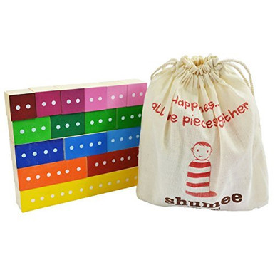 Shumee Wooden Fraction Building & Stacking Blocks for Toddlers, Kids ...