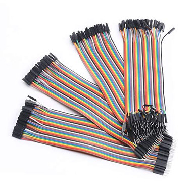 DEVMO 120pcs Dupont Wire Jumper Cable Ribbon 20cm Male to Female ...