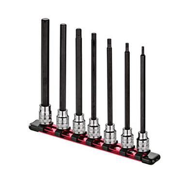 ARES 39007 - Extra Long Metric Hex Bit Socket Set - S2 Bit Provides ...