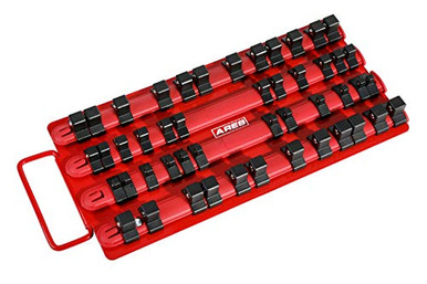 ARES 60000-48-Piece Red Socket Organizer Tray - Professional Grade ...