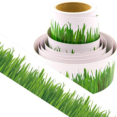 Green Grass Bulletin Board Border for Farm Animal Theme Decorations ...