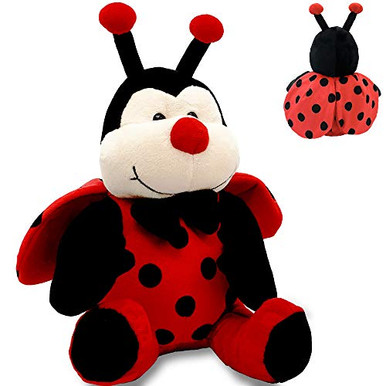 Garden Buzz Cuties Ladybug Stuffed Animal Plush Ladybird Beetle Soft ...