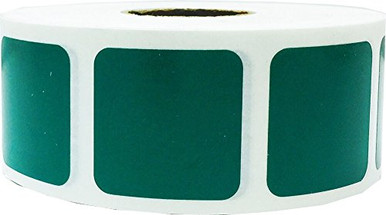 Green Color Coding Labels for Organizing Inventory 1 Inch Square 500 ...