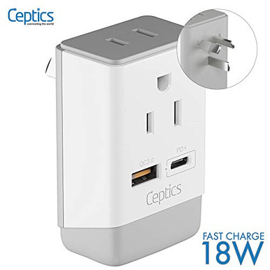 Australia New Zealand Power Plug Adapter Travel with QC 30 PD by ...