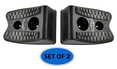 Home-X Wheel Chocks for Hill Parking Great for Mechanics Black ...