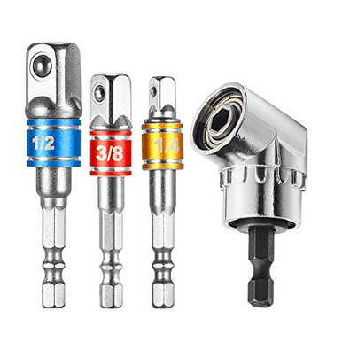 1 Piece 105 Degree New Right Angle Drill Bit Adapter Attachment Power ...