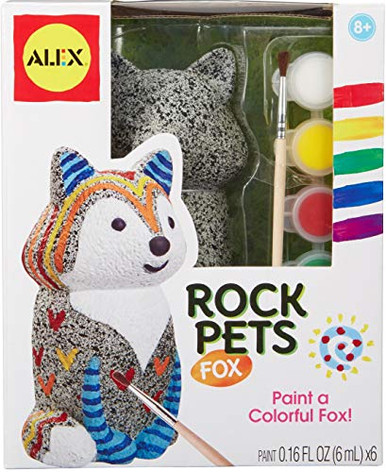 Alex Craft Rock Pets Fox Kids Art and Craft Activity - Warehousesoverstock