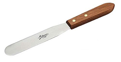 Ateco 1386 Wood Handle Icing Spreader - Warehousesoverstock