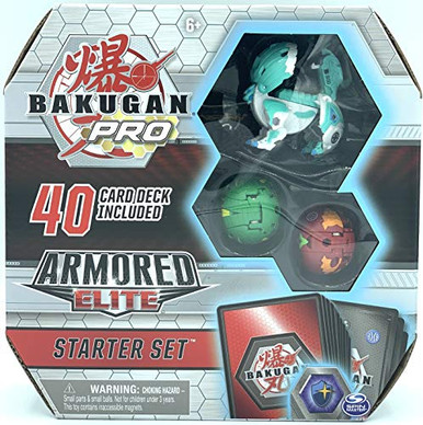 Bakugan Pro, Armored Elite Starter Set with Transforming Creatures, Haos Hydorous, for Ages 6 ...