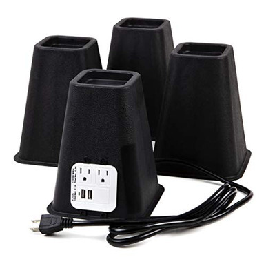 Bed Risers with Power Outlet and USB Ports 725 Inch Size Furniture ...