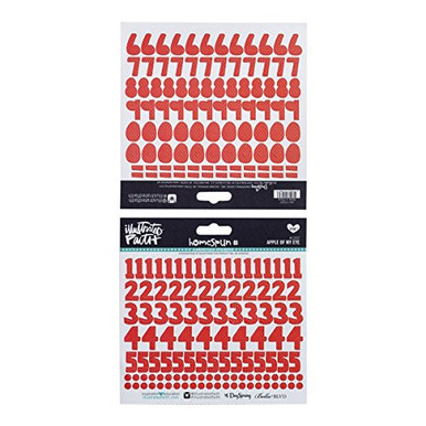 Illustrated Faith - Numbers Stickers - Red Apple of My Eye ...