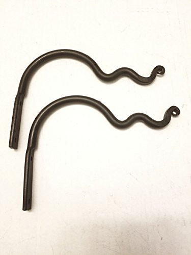 Wrought Iron Double Groove Arch Hooks - Hand Made By Amish Of Lancaster ...
