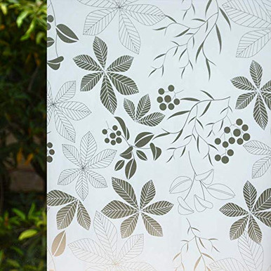 VSUDO 1 Roll 177 by 787 Static Cling Window Film for Privacy White ...