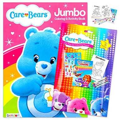 Care Bears Coloring Book Pack Bundle Includes Stickers Crayons and Care ...